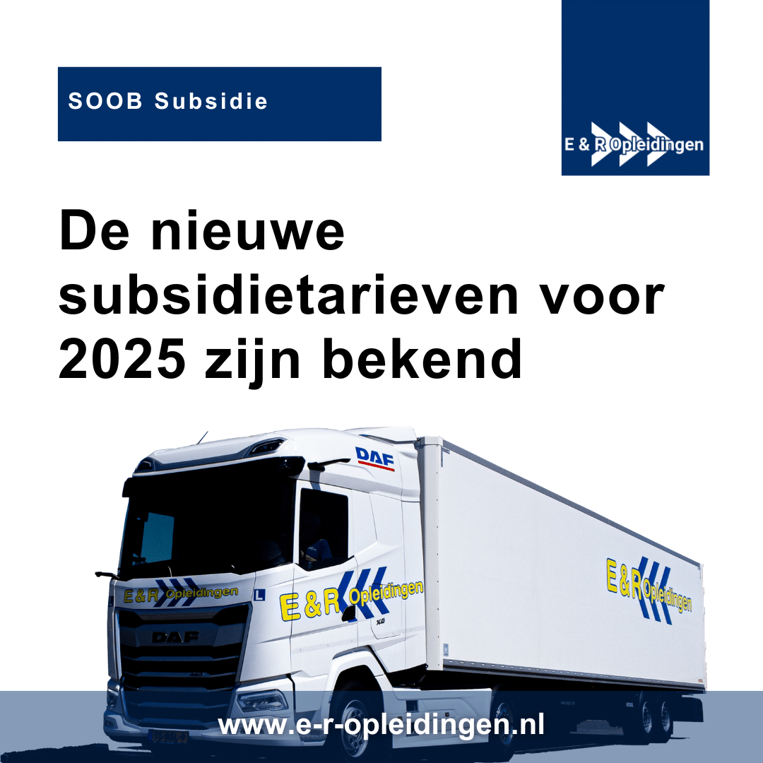 SOOB Subsidie 2025 - E&R Opleidingen